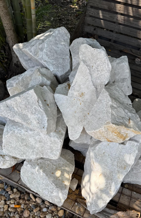 Cap Rock Big White Marble – Garden Sensation